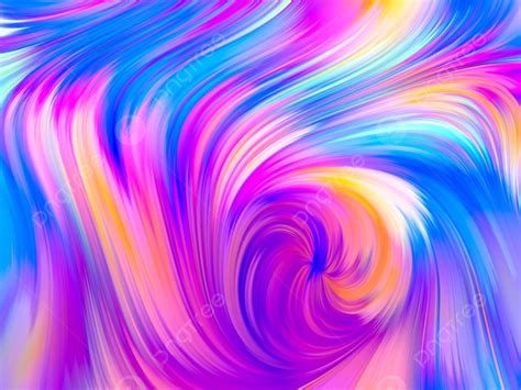 Pattern Of Multiple Colored Fibers Overflow Colors Series Photo