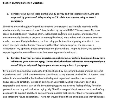 Solution Nr394 Week 6 Assignment Aging Reflection Modules Tutorials