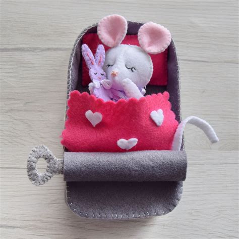 Tiny Mouse Pdf Patternmouse Doll Pdf Patternstuffed Felt Mouse Pdf