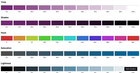 Colors Codesandbox