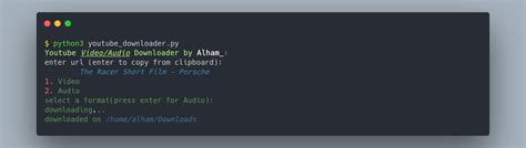 Github Mr Alhamyoutube Video Audio Downloader Using This Python Script We Can Download