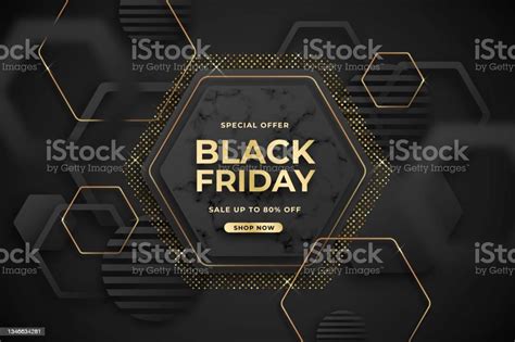 현실적인 3d 블랙 프라이데이 배경 벡터 디자인 일러스트 3차원 형태에 대한 스톡 벡터 아트 및 기타 이미지 3차원 형태
