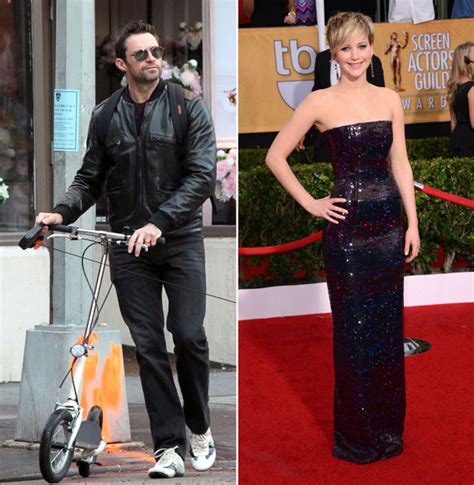 Jennifer Lawrence Et Hugh Jackman à Montréal En Février