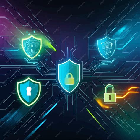 Cybersecurity Illustrations Vector Graphics Design Premium Ai Generated Vector