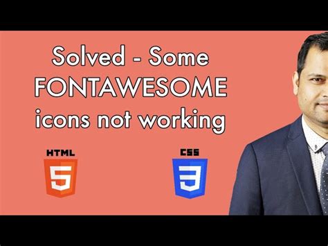 Troubleshooting Fa Icons Not Showing English Version