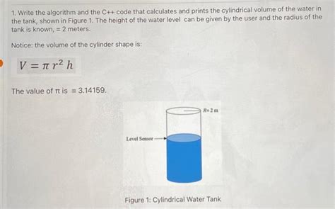 [solved] 1 write the algorithm and the c code t solutioninn