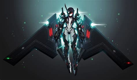 Wallpaper Anime Girls Mecha Girls 1800x1051 Lesny213 987705 Hd