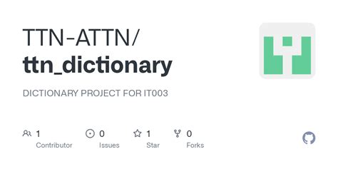 ttn dictionary readme md at main · ttn attn ttn dictionary · github