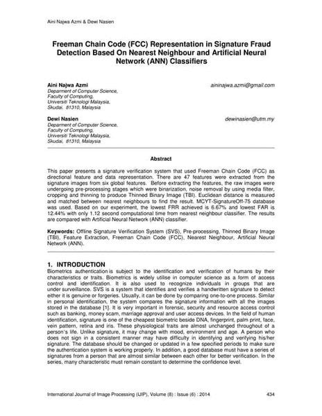 Offline Signature Recognition Via Convolutional Neural Network And Mu