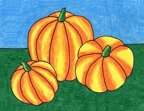 20 Easy Pumpkin Drawing Ideas