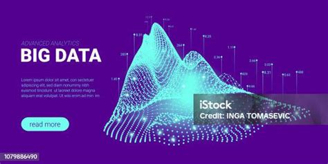Quantum Computing Visualization Big Data Sorting Stock Illustration