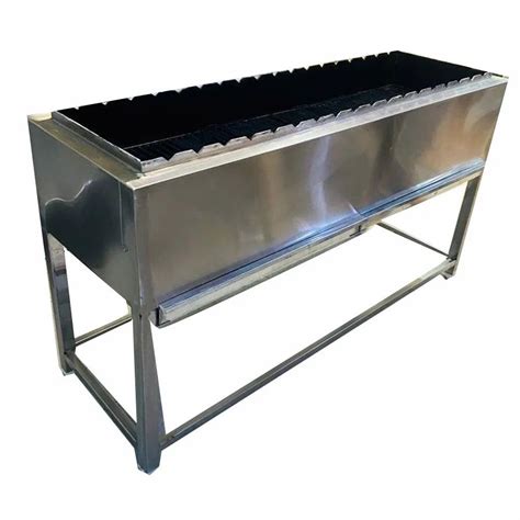 Ss Rectangle Charcoal Barbecue Grill At ₹ 18000piece Charcoal