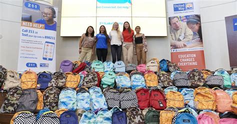 Medline Employees Pack Backpacks To Help Prepare Lake County Students For Academic Success Medline Employees Pack Backpacks To Help Prepare Lake County Students For Academic Success