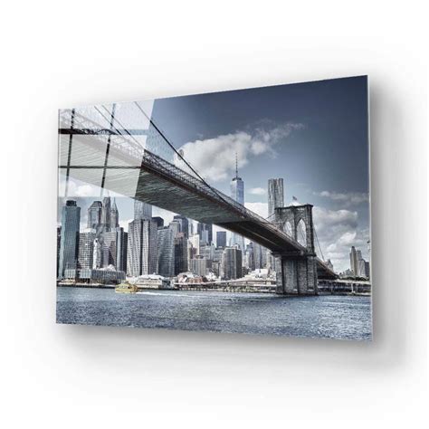Brooklyn Bridge Glass Wall Art Diy Splashbacks 4u
