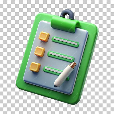 Clipboard Checklist Clipboard With Checklist Icon For Web With Green Check Boxesisolated On