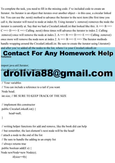 To Complete The Task You Need To Fill In The Missing Code Ive Incpdf