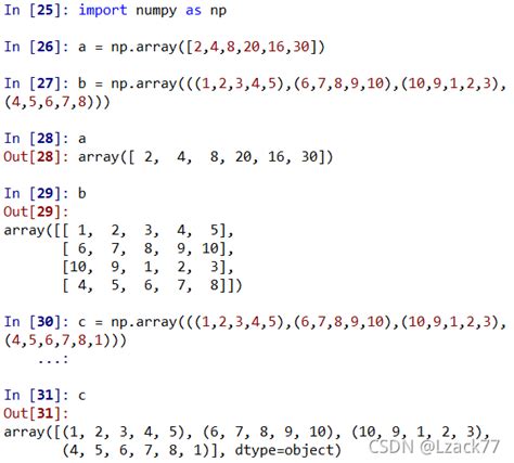 Python数据可视化（1）——数组创建、数组索引、数组改变数组进行可视化py Csdn博客
