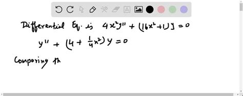 solved x 0 is a regular singular point of the given differential
