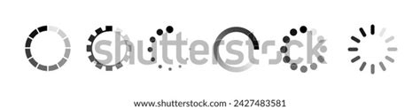 Load Buffer Icon Circle Buffer Preloader Stock Vector Royalty Free