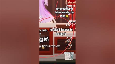 People Judge Before Knowing The Truth Funk Dti Gettinghate Roblox