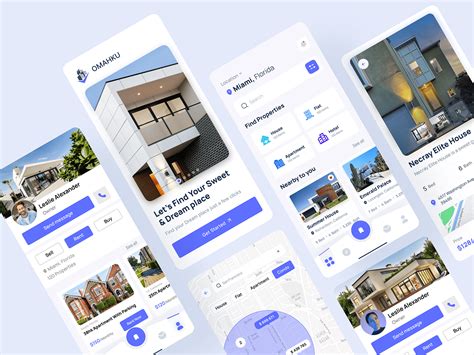 Real Estate App Ui Design On Behance