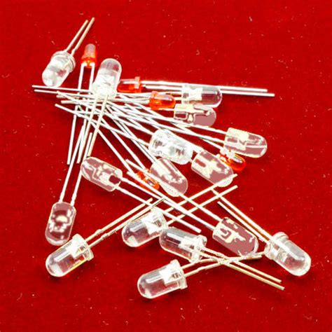 Blue Led 3 5vdc 20ma Ultra Bright 5500mcd 5mm