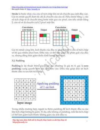 Convolutional Neural Networks CNN Trong Deep Learning Pdf