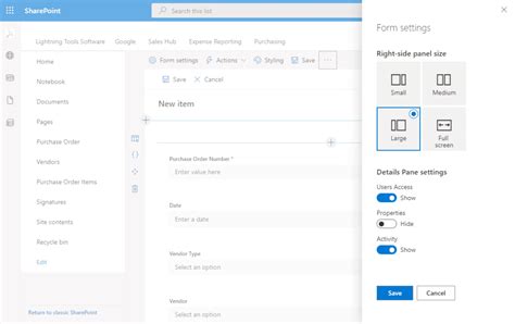 Lightning Forms Arrange Layout Form Settings