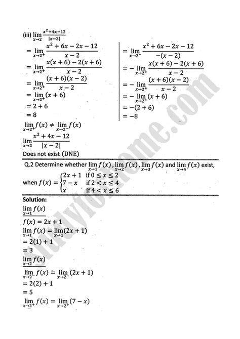 Exercise 24 Functions And Limits Mathematics 12th