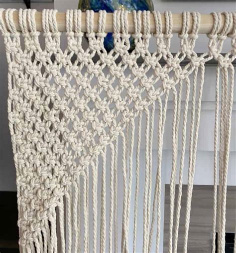 Easy Macrame Curtain My French Twist