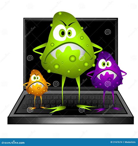 Computer Virus Bugs Clip Art Stock Illustration Illustration Of Elements Designs 3167674