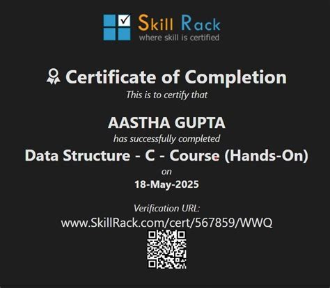 Cprogramming Datastructures Skillrack Learningbydoing Codingjourney Aastha Gupta
