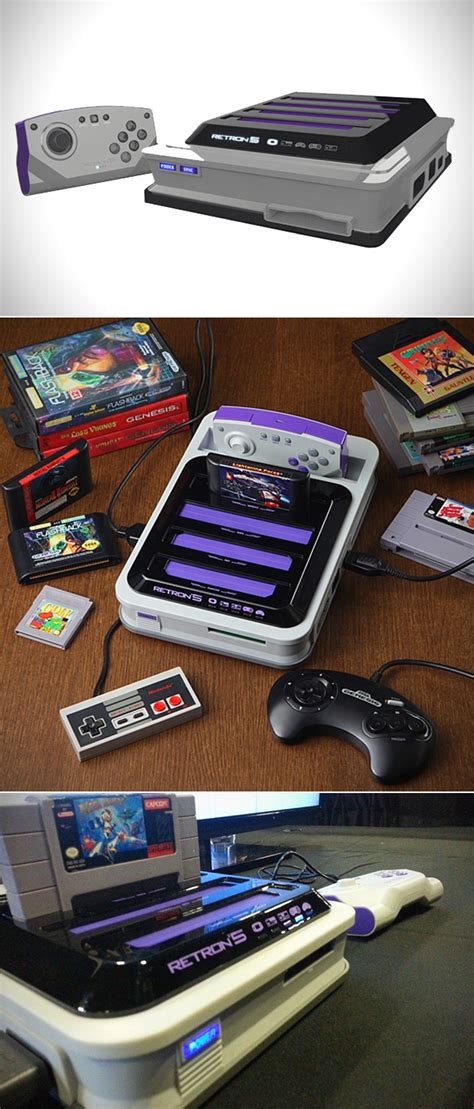 Hyperkin Retron 5 Game Console Is Compatible With Cartridges From Five