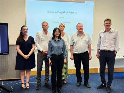 Congratulations To Dr Lu Zhang Research News I Uni Lu