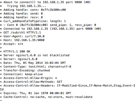 Realtime Nginx Push Stream Module