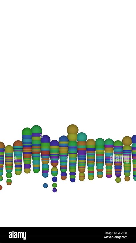 Colored Abstract Overlapping Circles Bubbles Or Ellipses Pattern Digital Generative Art For