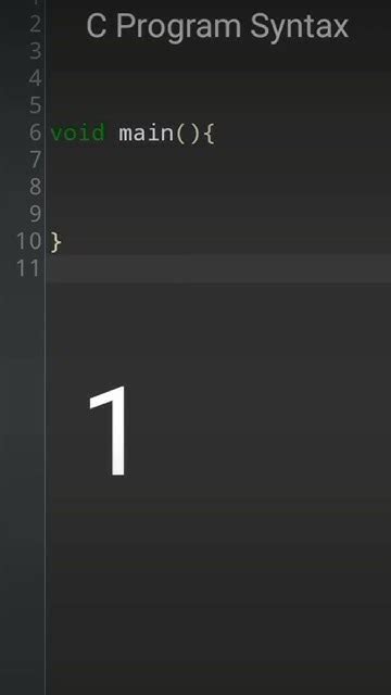 C Program Syntax Cprogramming Coding Shorts Shortvideo Youtube
