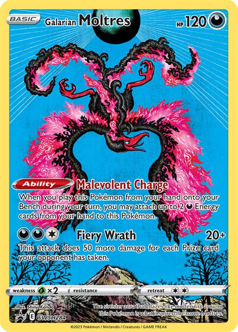 Galarian Moltres Pr Sw Swsh284 Pokemon Tcg Pok Cards