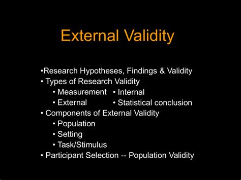 Validity In Research