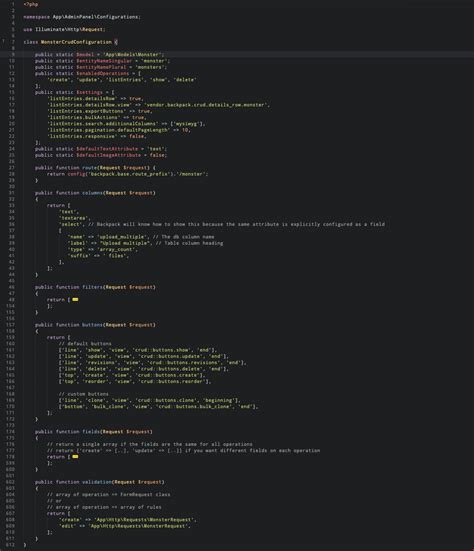 40 Proposal Maybe Move Crudpanel Configuration To Its Own Object · Issue 1600 · Laravel