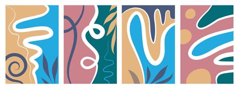 Modern Abstract Cover Set Minimal Cover Design Colorful Geometric Background 49967878 Vector