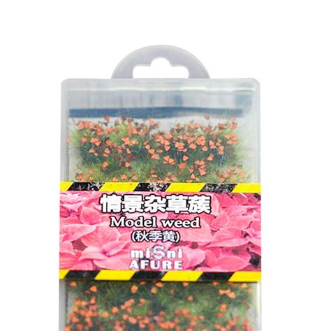 Miniatures Railroad Scenery Train Landscape Handmade Bush Scale Building Grass Mate Simulation