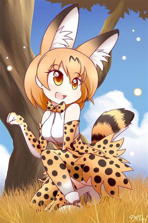 Serval Kemono Friends Kemono Friends Dshou Anime Аниме