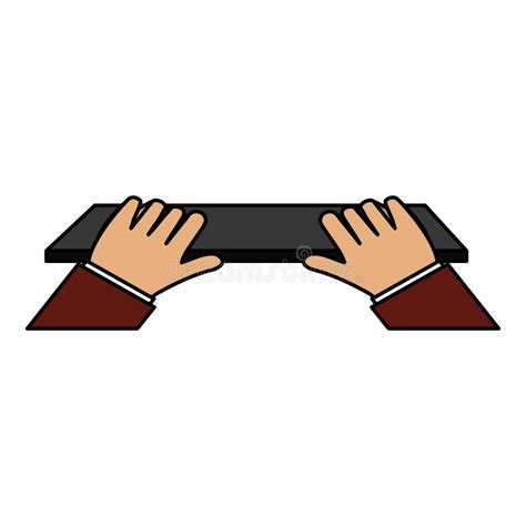 Workplace Hands Typing Keyboard Stock Illustrations 982 Workplace