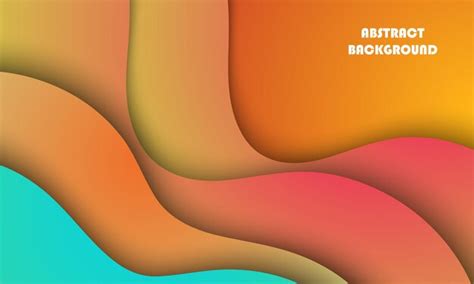 Premium Vector Abstract Modern Colorful Gradient Dynamic Geometric Abstract Wavy Background