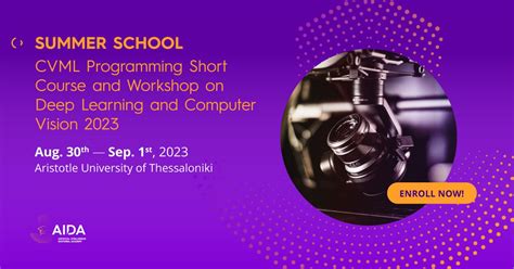 aida on linkedin cvml programming short course and workshop on deep learning and computer…