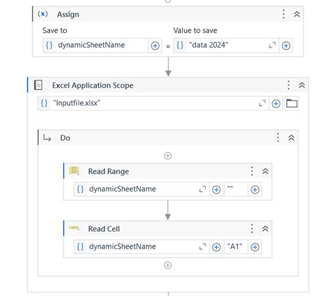 How To Read Dynamic Excel Sheets In Excel Read Range And Read Cell Activities Activities