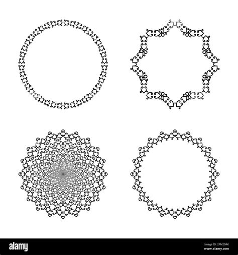 Black And White Circle Patterns