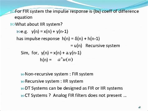 Overview Of Digital Signal Processing Unit I And