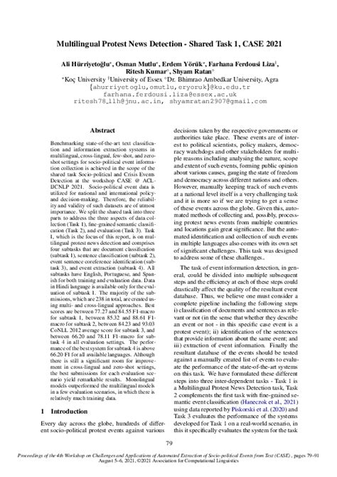 Multilingual Protest News Detection Shared Task 1 Case 2021